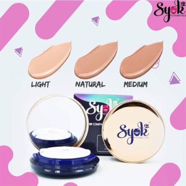 SYOK GLOW COMPACT FOUNDATION 15G (CLEARENCE) | Shopee Malaysia