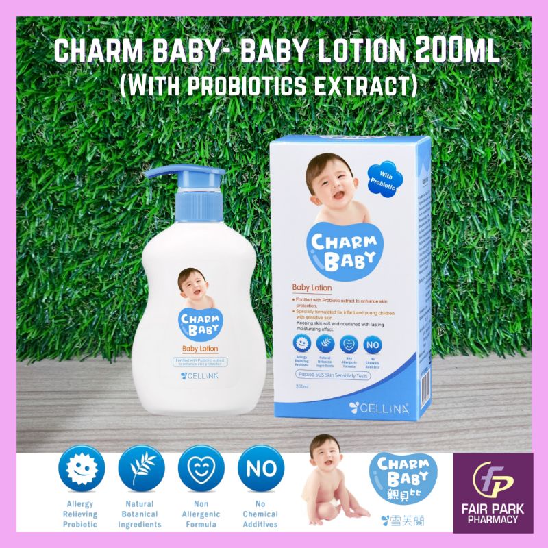 FPpharmacy CELLINA Charm Baby Body Lotion With Probiotics Extract 200ml ...