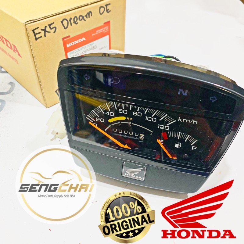 EX5 DREAM KVF METER ASSY ORIGINAL EX5 DREAM SPEEDOMETER ORIGINAL 100 ...