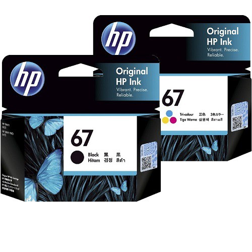 HP 67 / 67XL Black/Color Original Ink Cartridge (3YM56AA) (3YM55AA ...