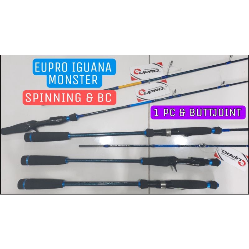 🔥🔥 NEW!! 🔥🔥 2022 EUPRO IGUANA MONSTER JIGGING SPINNING & BC ROD ...