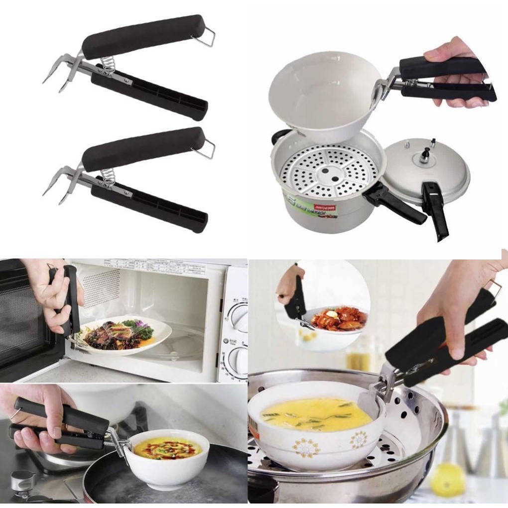 Take Bowl Clip Anti-hot Dish Plate Bowl clamp Microwave Oven Tool ...