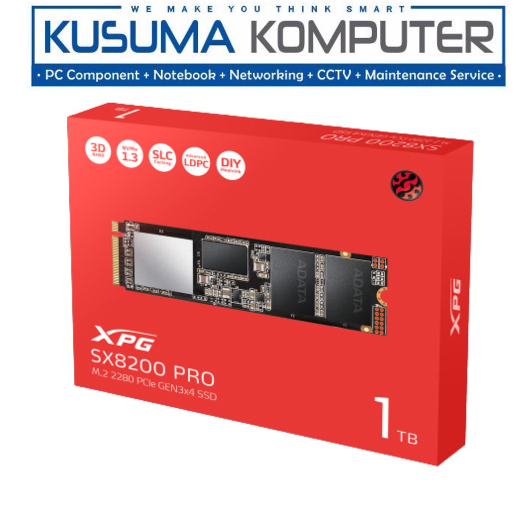 Adata XPG SX8200 Pro 1TB M.2 NVMe Gen3x4 PCIe 2280 | Shopee Malaysia