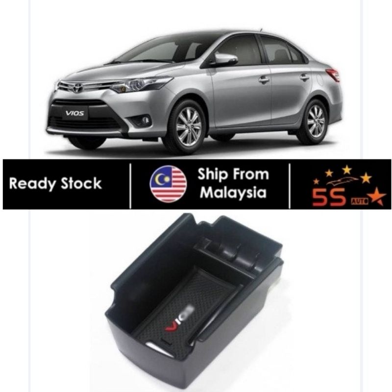 Toyota Vios 2013-2018 Armrest Storage Box Console Tray | Shopee Malaysia