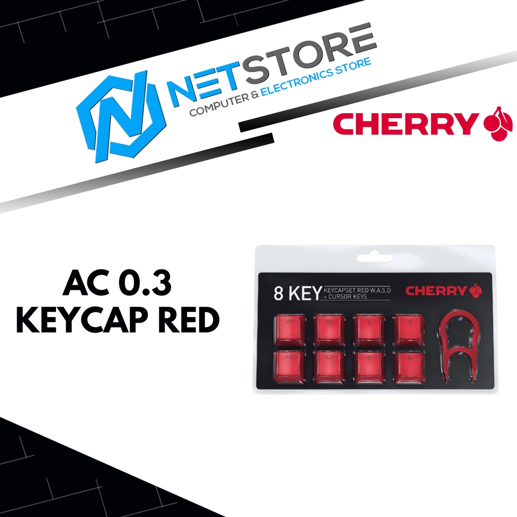 CHERRY AC 0.3 KEYCAP RED - JA‐G0450 | Shopee Malaysia
