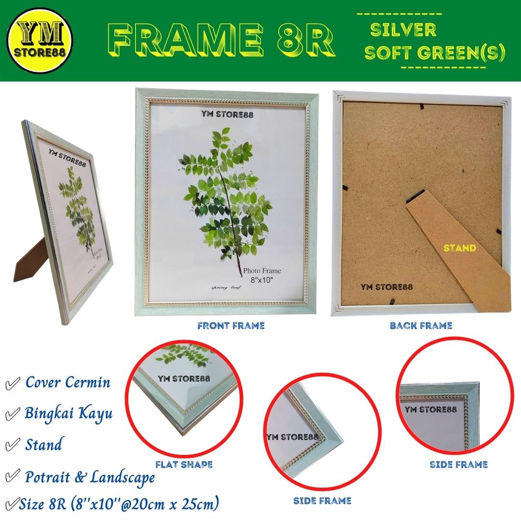 Photo Frame 4R,5R,6R,8R/Frame Certificate 4R,5R,6R,8R/Bingkai Gambar ...