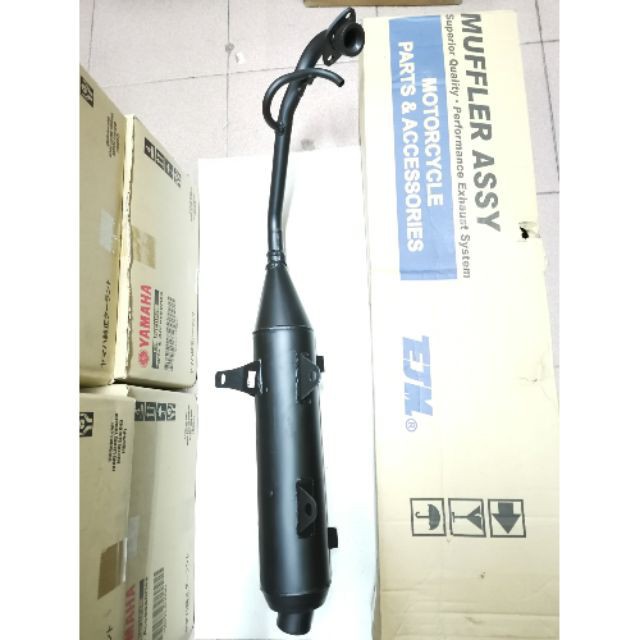 EJM EGO-LC STD Exhaust No Cover (BLACK) | Shopee Malaysia