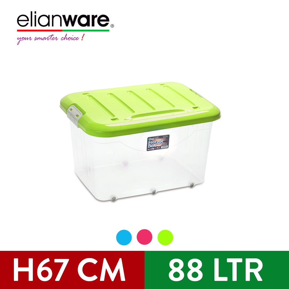 Elianware Multipurpose Transparent Storage Box (88L) | Shopee Malaysia