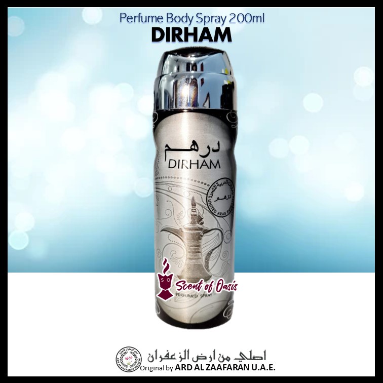 DIRHAM 200ML PERFUMED BODY SPRAY by ARD AL ZAAFARAN U.A.E. | Shopee ...