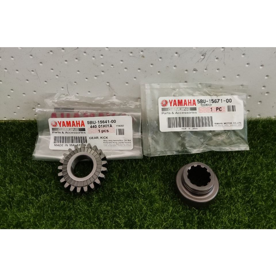 ORIGINAL HLY YAMAHA 125Z, 125ZR, Y125Z, Y125ZR GEAR KICK AND RATCHET WHEEL 1 SET | Shopee Malaysia