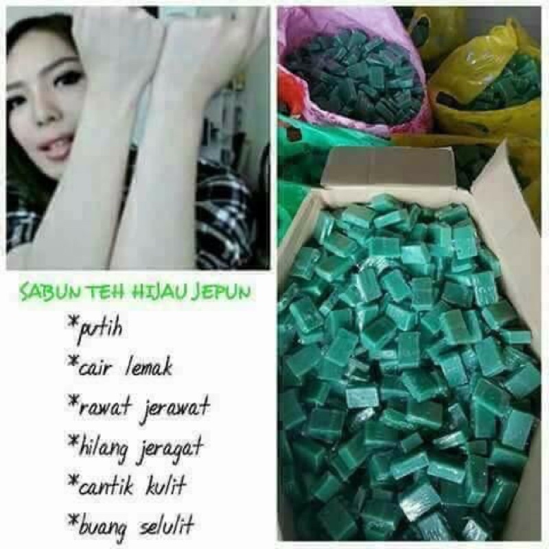 SABUN TEH HIJAU JEPUN (ORIGINAL/ASLI) | Shopee Malaysia