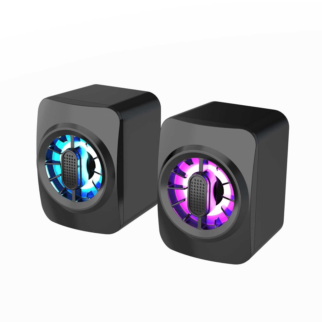A1 Computer Speaker Portable Mini RGB Speaker USB Powered 3.5mm Wired ...