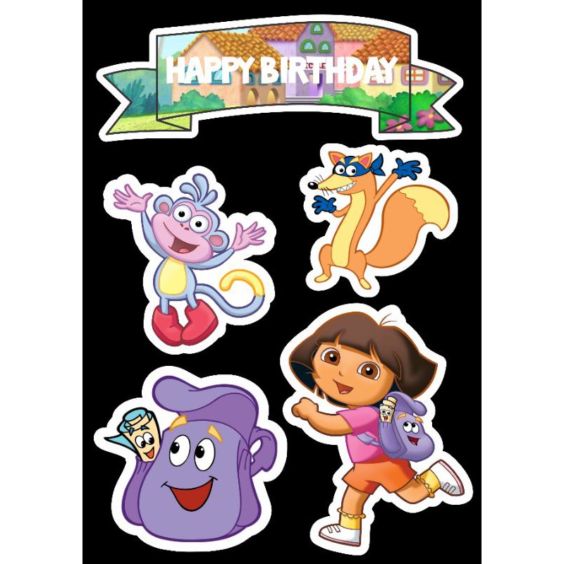 Dora The Explora Topper Cake | Shopee Malaysia