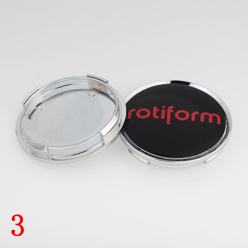 4pcs rotiform wheel hub cap 63/58mm clip rotiform emblem sticker wheel ...