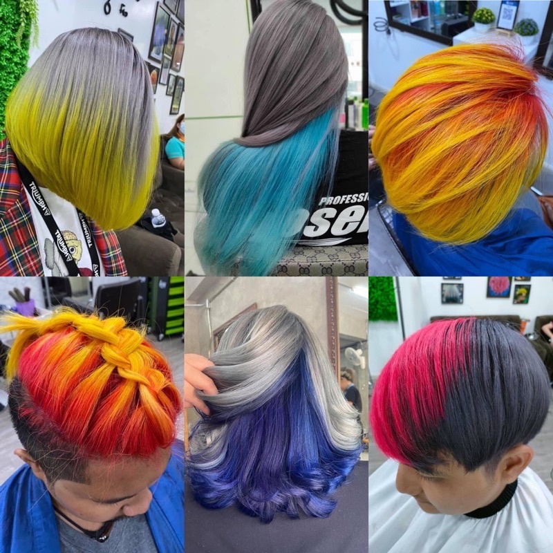 Fruit Frutis Color Hair Mask dye mask护发果泥果酸5D Korea 6D 3D Permanent ...