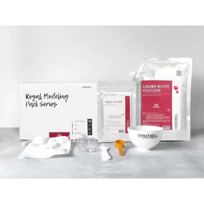 🇰🇷DERMABELL royal modeling mask pack series 1kg 🇰🇷德玛贝尔软膜礼盒 | Shopee ...