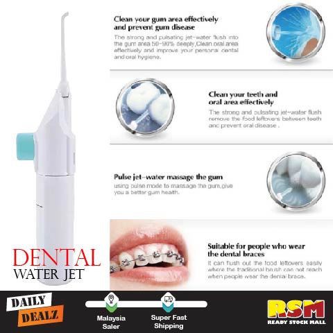 Cordless Dental Water Jet Teeth Dental Hygiene Floss Toothpick to Clean ...