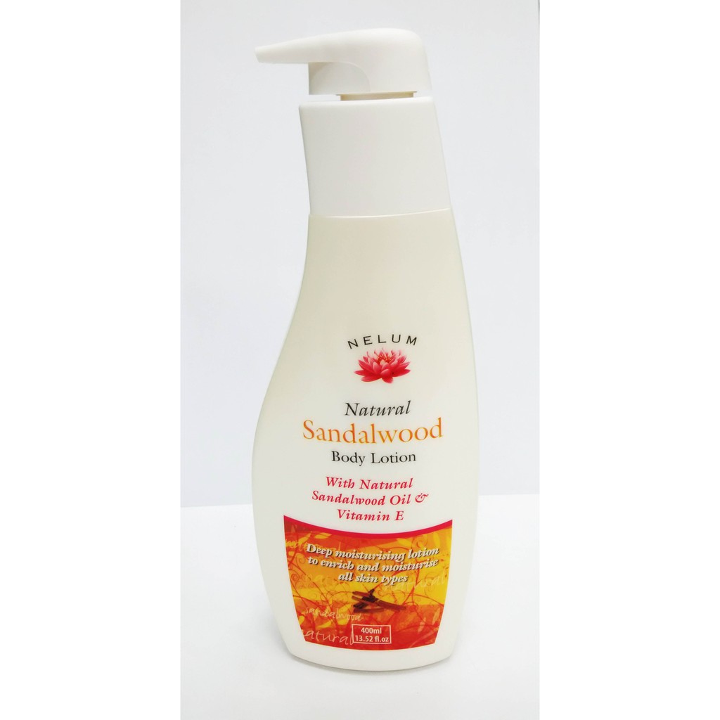 Nelum Australia Natural Sandalwood Body Lotion/Cream/Body Wash | Shopee Malaysia