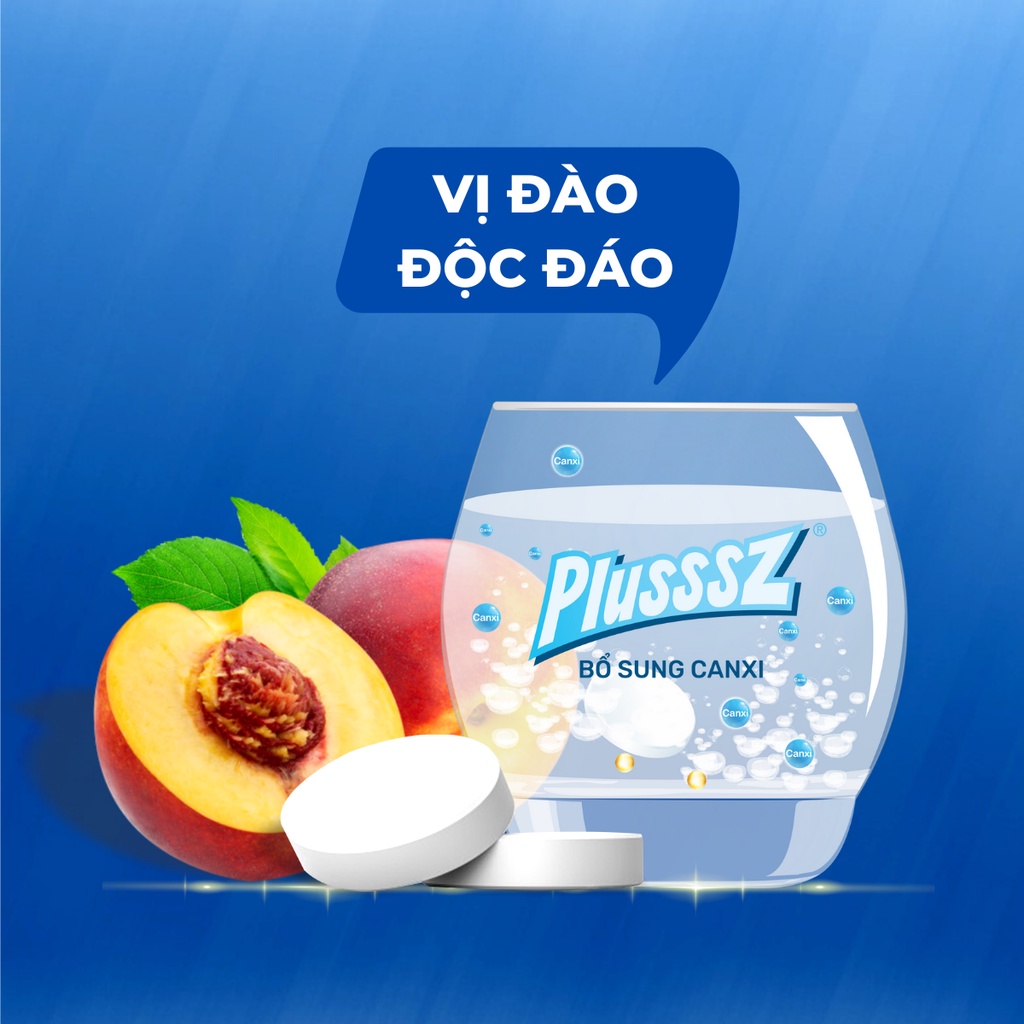 {COMBO5TUYP} Plusssz Calcium effervescent tablets with Peach and ...