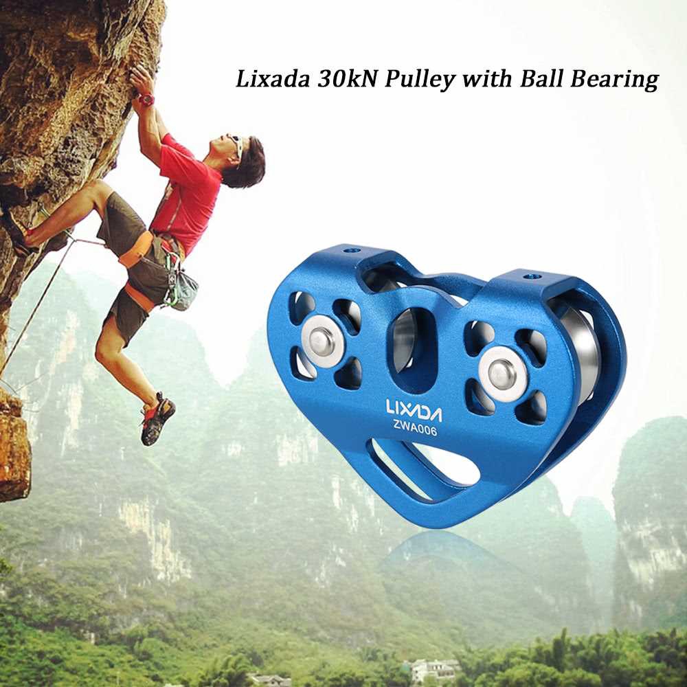 Lixada 30kN Zipline Cable Trolley Pulley | Shopee Malaysia