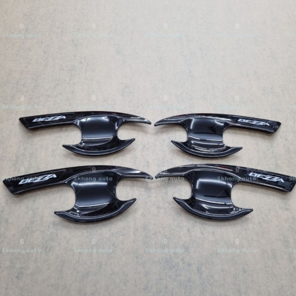 perodua bezza Accessories cover trim gloss black door handle bowl logo ...