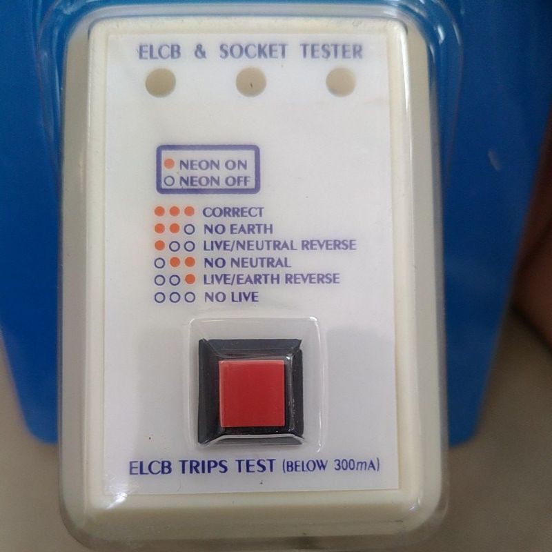 13 AMP ELCB & PLUG SOCKET TESTER / RING MAIN TESTER | Shopee Malaysia