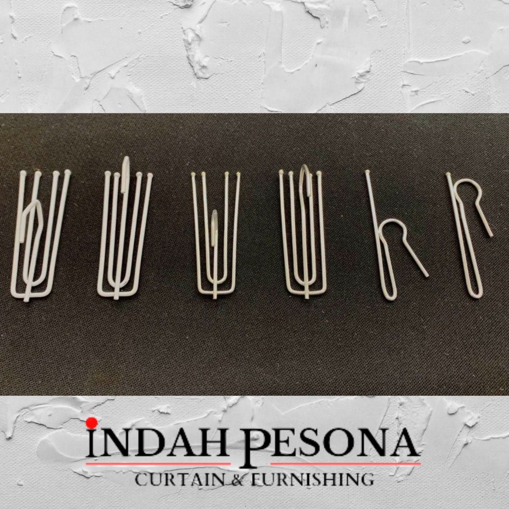 ecopesona - Hook French And Single Pinch Curtain Window Metal Pleat ...