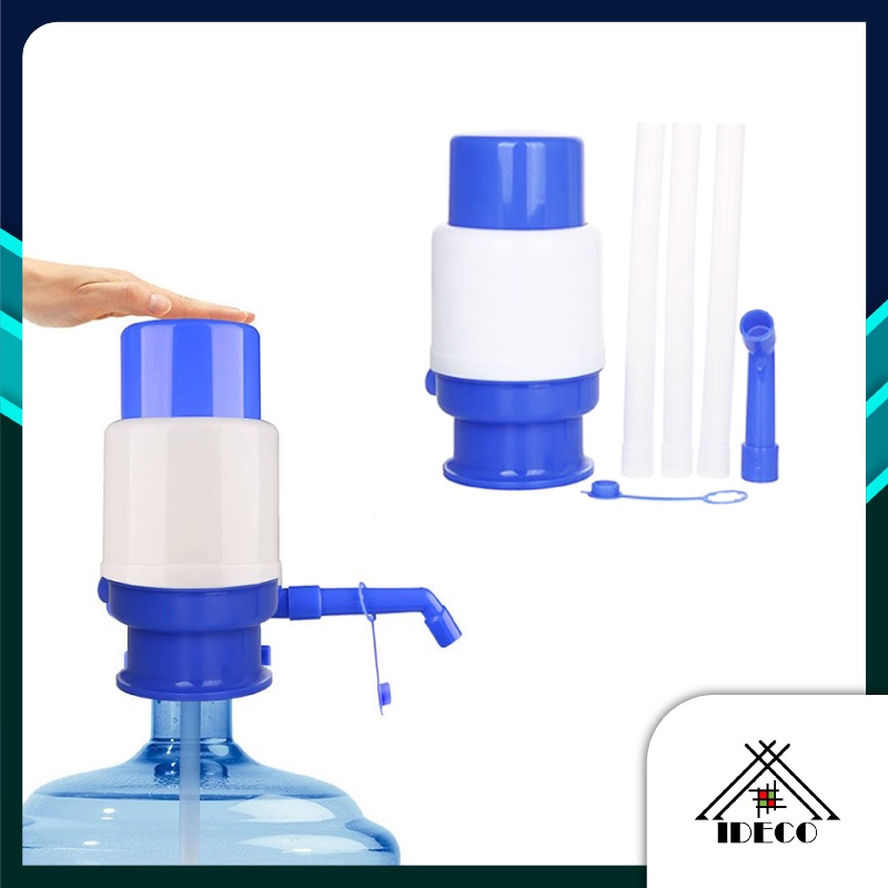 iDECO Hand Pressed Bottled Water Pure Pump Bucket Press Pumping ...