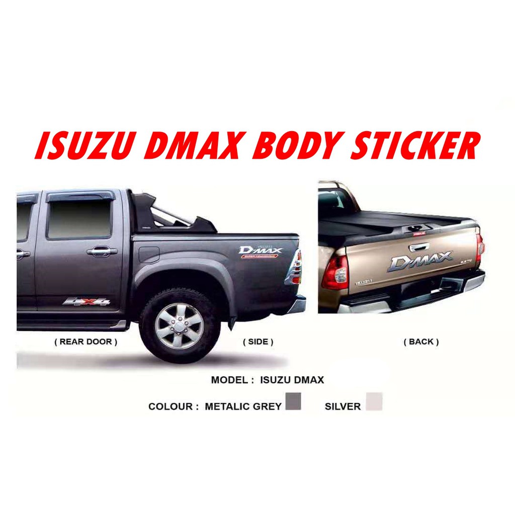 ISUZU DMAX BODY STICKER | Shopee Malaysia
