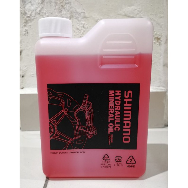 Shimano Hydraulic Mineral Oil Bicycle Disc Brake Oil 1000ml 1 Liter ...
