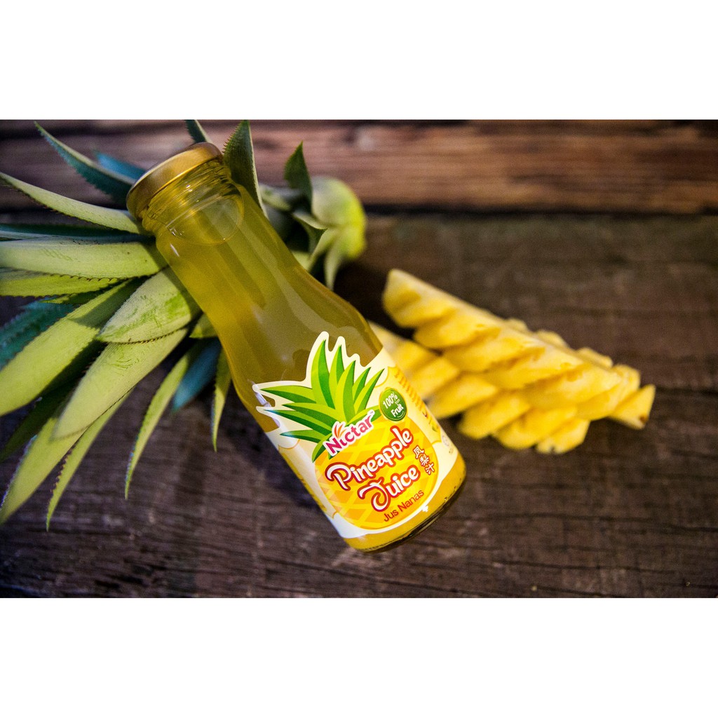 Nictar Pure Pineapple Juice(12 Bottles Packed) | Shopee Malaysia