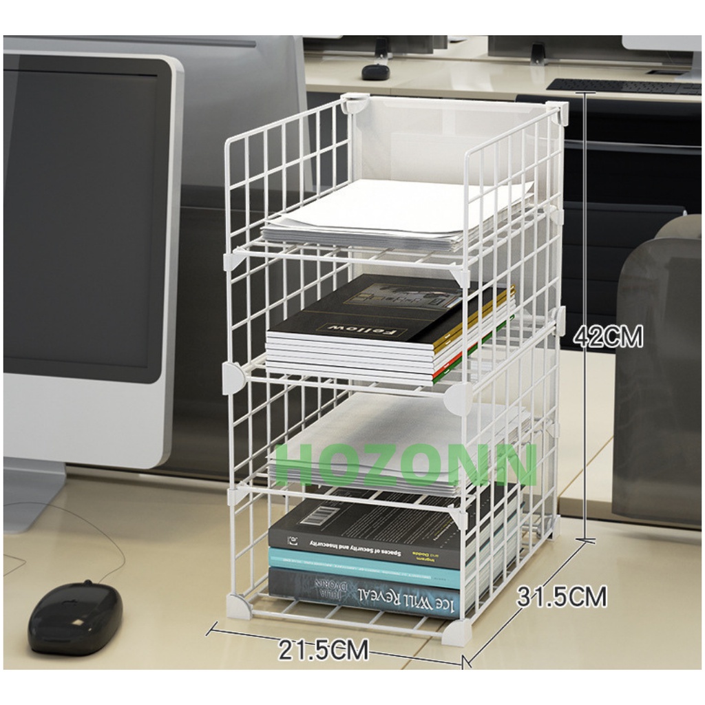 HOZONN A4 Paper Rack Multipurpose Paper Rack Multiple Layer Paper Rack ...