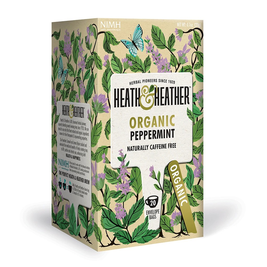 Heath & Heather Organic Peppermint (20 teabags) | Shopee Malaysia