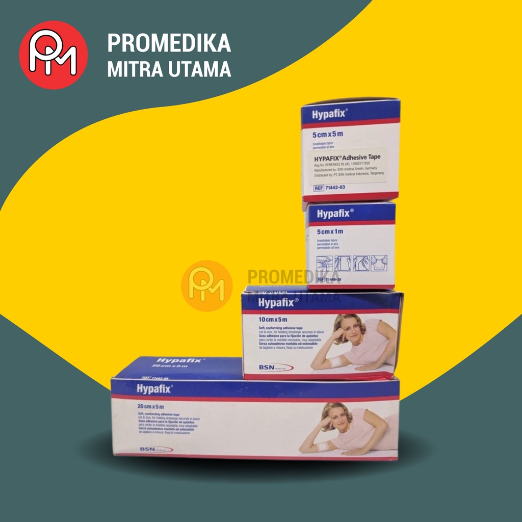 PERALATAN Hypafix Adhesive Tape | Sizes 5x5m, 10x5m, 15x5m | Medical ...