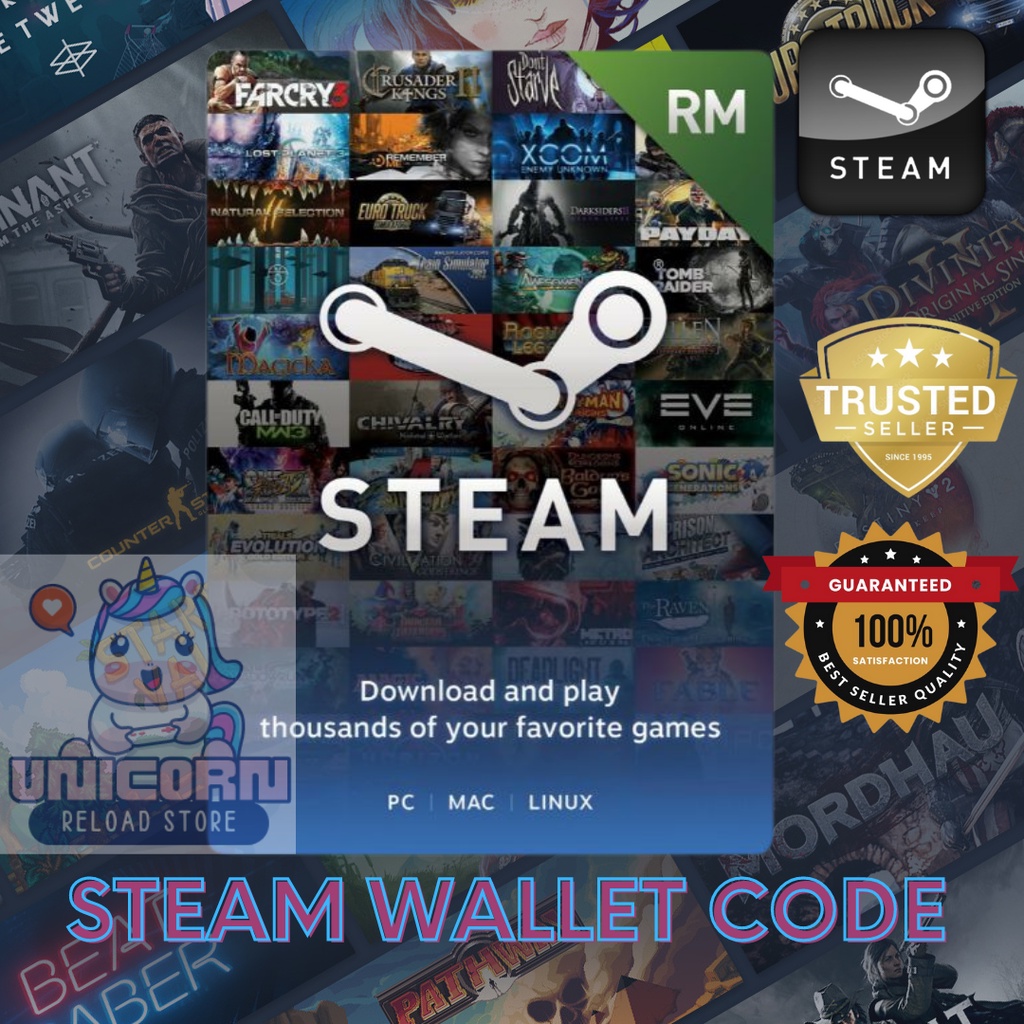 Steam Wallet Code Malaysia Cheapest | Instant Code | Ready Stock | Original & Instant | | Shopee ...