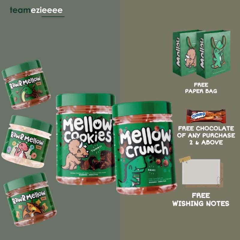 MELLOW CRUNCH & COOKIES CHOCOJAR VIRAL | Shopee Malaysia