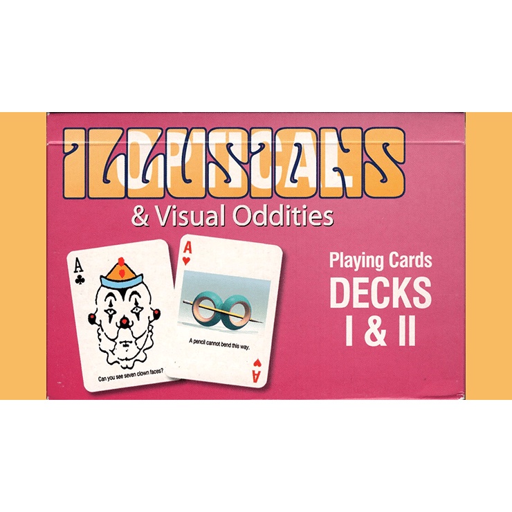 Illusions & Visual Oddities Playing Cards 2 Deck Set CARDSILLUSION2 ...