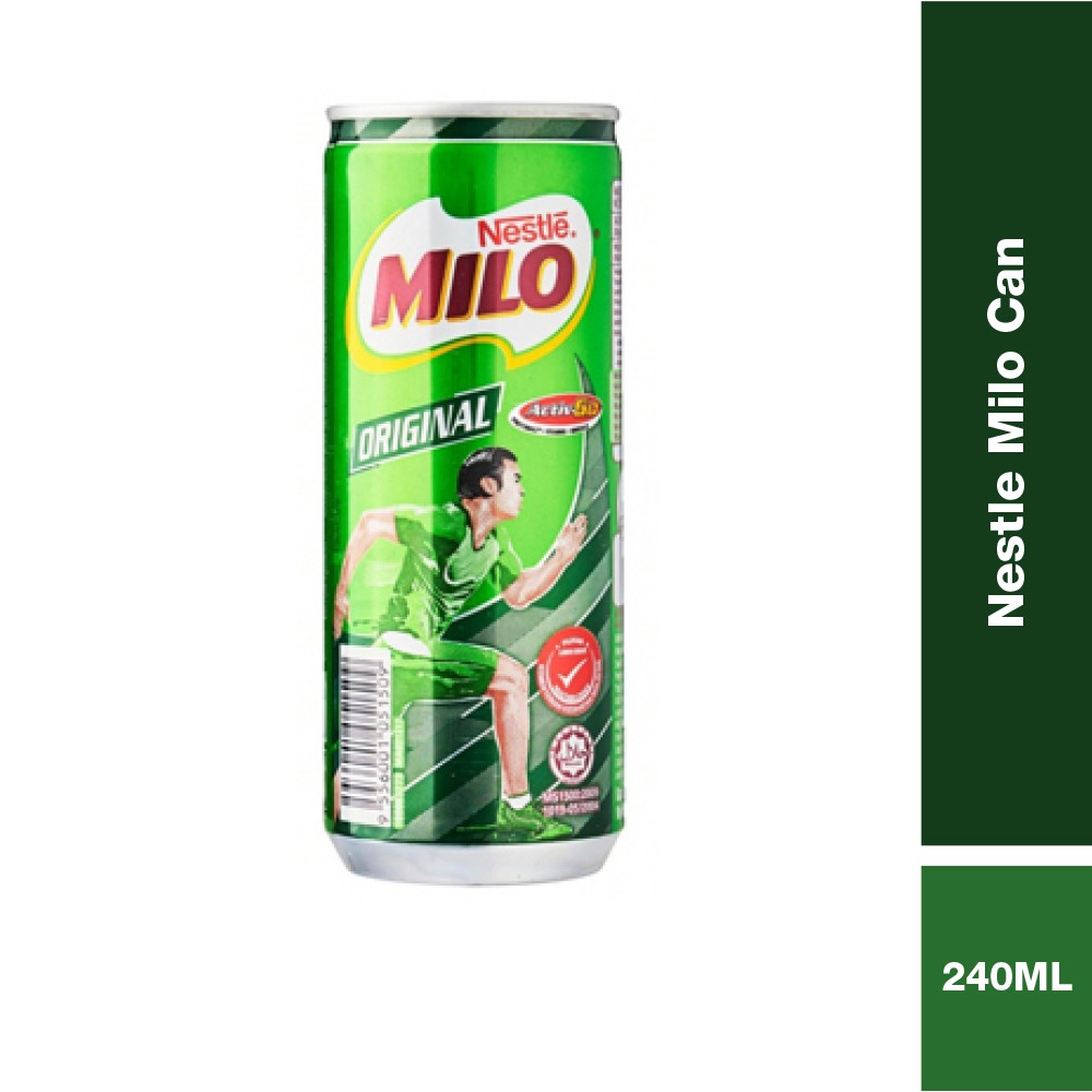 Nestle Milo Tin Original (240ml) | Shopee Malaysia