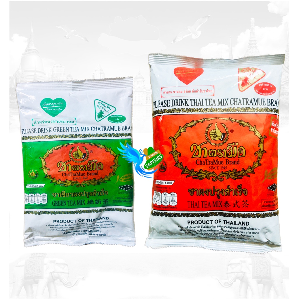 🇹🇭 ChaTraMue Brand Thai Tea Mix Series | Thai Tea Mix | Green Tea Mix ...