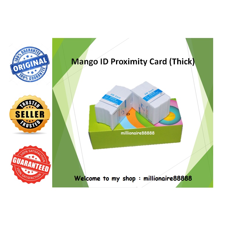 Original Mango High Quality ID Proximity Card EM Door Entry Touch Card ...