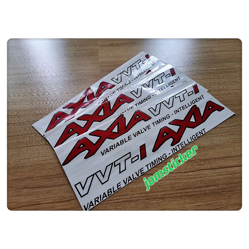 Sticker Kereta Pintu Belakang PERODUA #AXIA #VVT-I (18 inchi kiri kanan ...