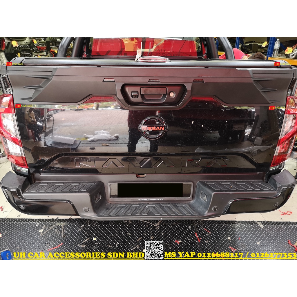 NIssan navara pro4x pro4x 2021 2022 rear tailgate trunk bedliner rail ...