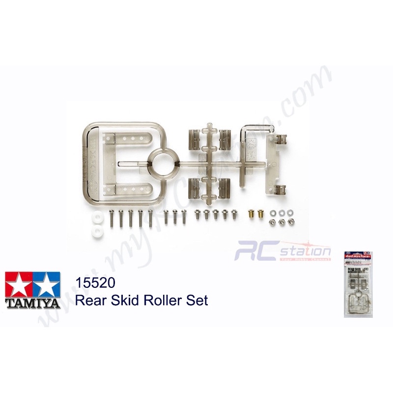 Tamiya #15520 - Rear Skid Roller Set[15520] | Shopee Malaysia