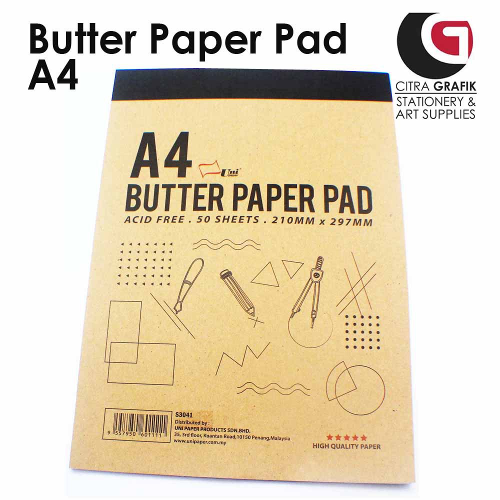 Butter Paper Pad A4 (210mm x 297mm) | Shopee Malaysia