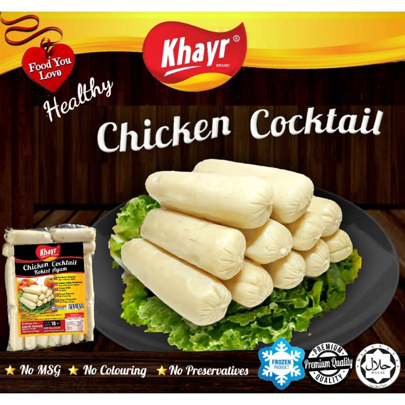 Khayr Chicken Cocktail | No MSG | 💯% Lean Meat | Gluten Free | Healthy ...
