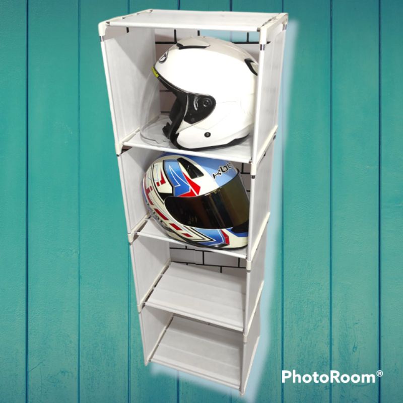 Helmet SHELF STACKING SHELF DISPLAY SHELF HELMET SHELF 5 STORIES 4 ...