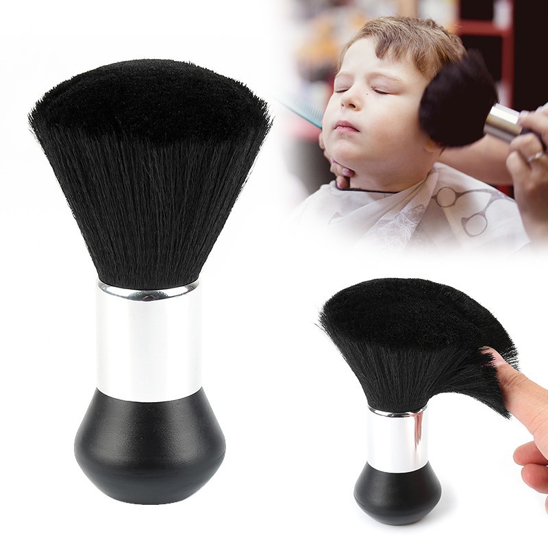 Professional Soft Black Neck Face Duster Brushes Barber Hair Clean ...