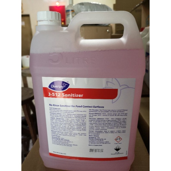 Diversey J-512 Sanitizer 5 lit | Shopee Malaysia