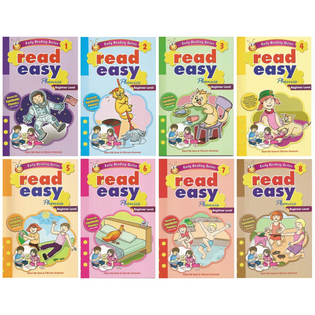 Read Easy Phonics Beginner Level with Flashcard | Shopee Malaysia