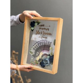 KAYU 3d Wood frame/frame/frame Size 20x30+acrylic Glass. Shatterproof ...